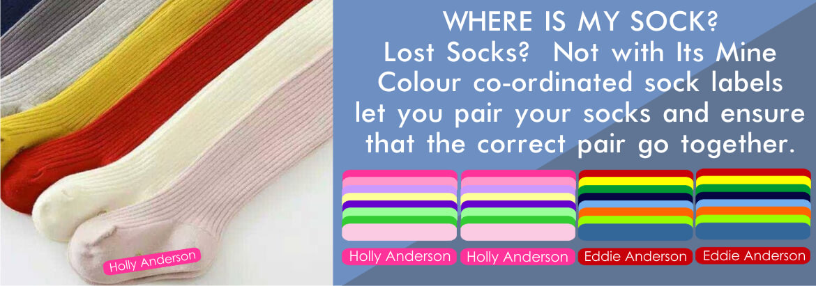 ItsMine Products - Iron Ons - Sock Sorters