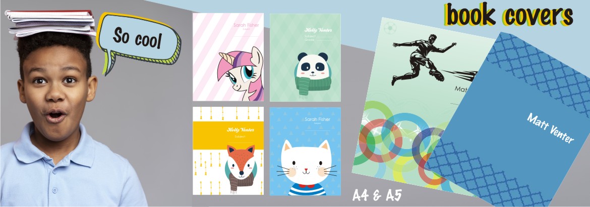 ItsMine Products - School Labels - Sticky Book Covers